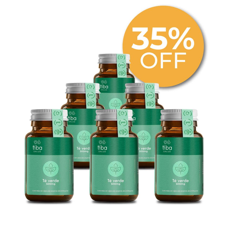 Kit Six Pack Té Verde. – Tiba Salud